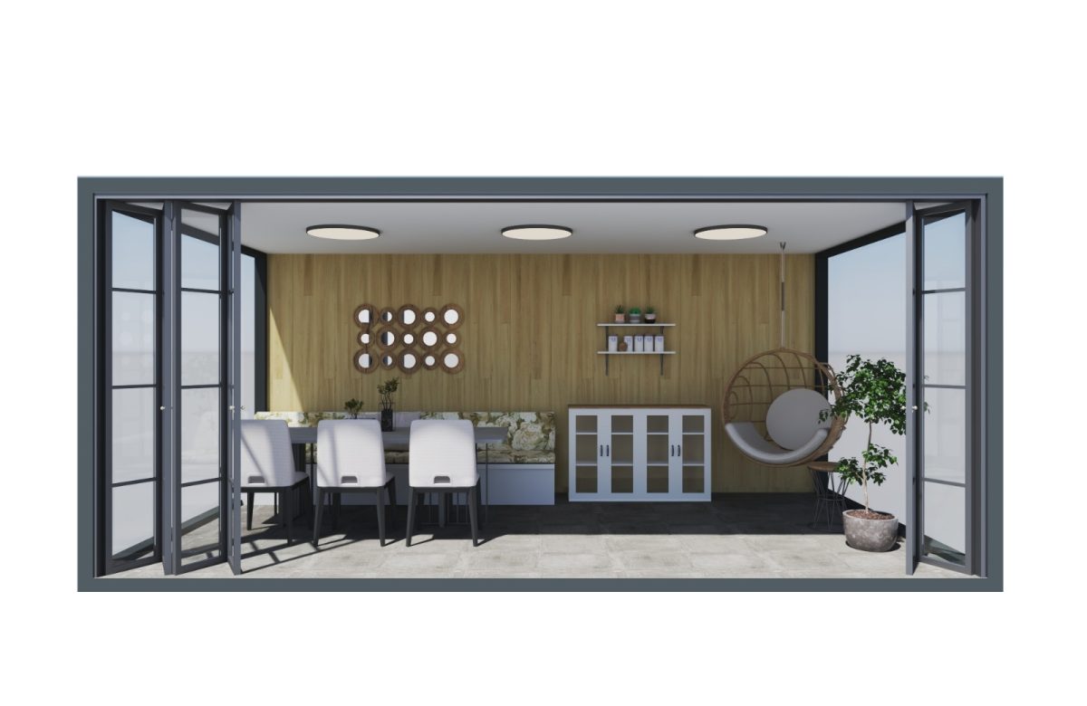 Terasă din container - Containere de vanzare